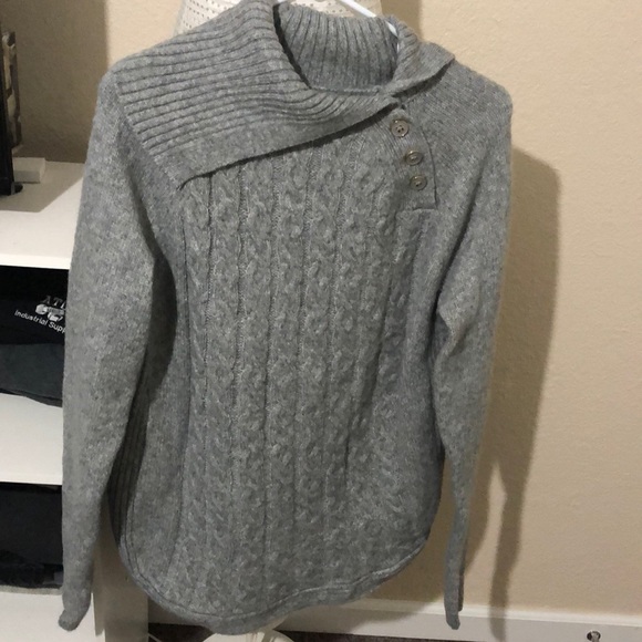 croft & barrow | Sweaters | Croft And Barrow Cable Knit Sweater In Grey ...